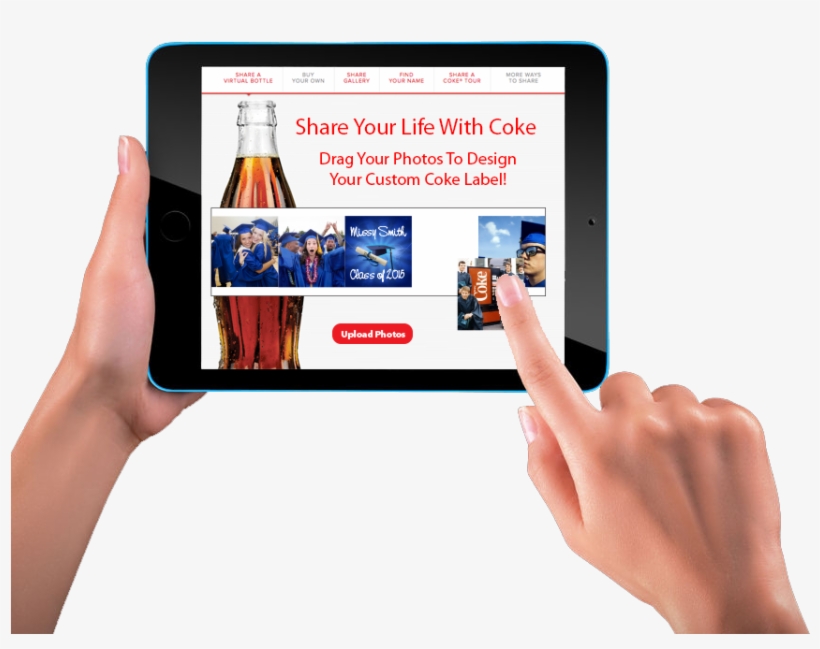 Coke Label Designing - Tablet Computer - 855x647 PNG Download - PNGkit