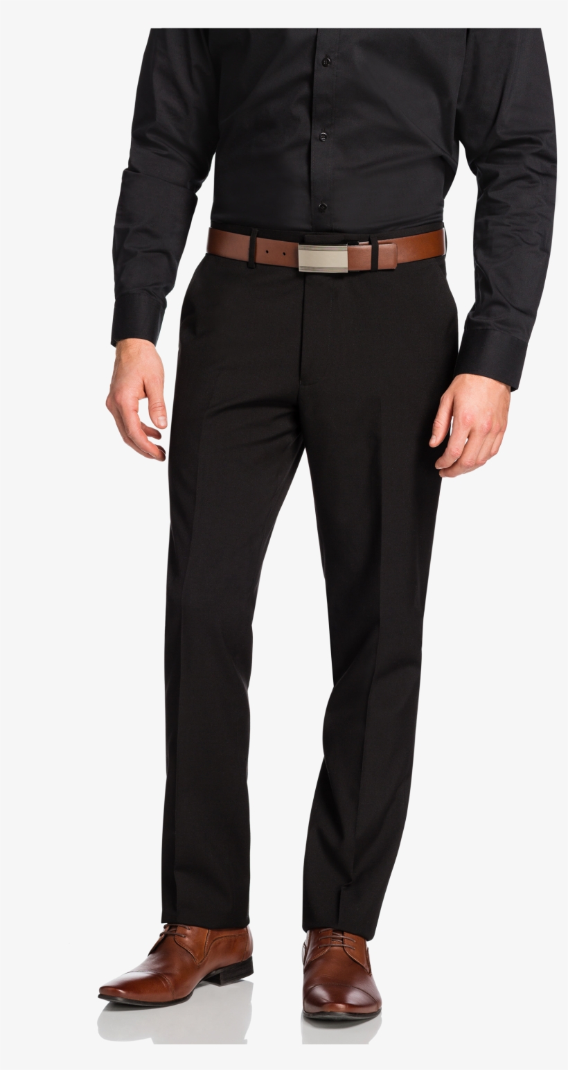Black Cahn Skinny Dress Pant - Trousers - 3000x3000 PNG Download - PNGkit