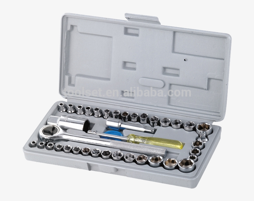 40pcs Hardware Tools Name 1/4'' Socket Kit - Tool Socket - 750x750 PNG ...