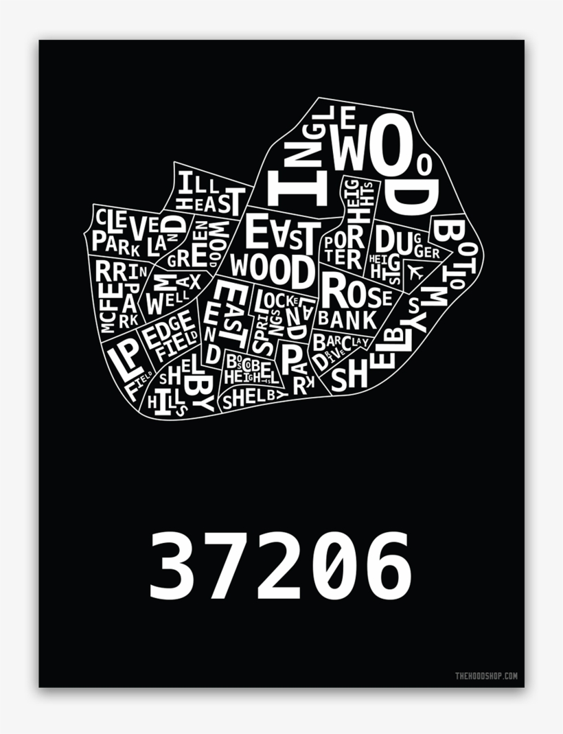 East Nashville Hood Print - Poster - 800x1060 PNG Download - PNGkit