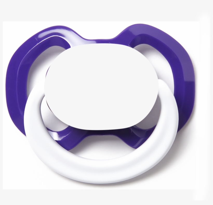 Custom Pacifiers Design Purple - Pacifier Transparent Background ...