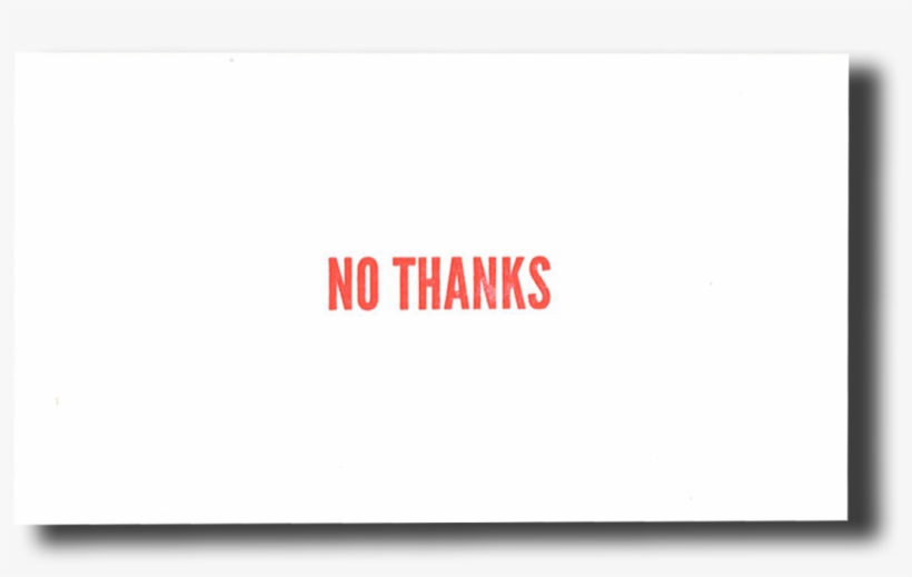 No Thanks-mini Cards - Piccolo - 1140x675 PNG Download - PNGkit