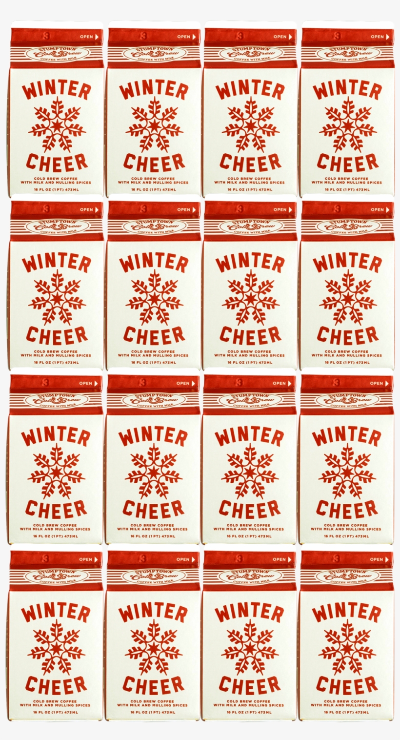 Winter Cheer Carton Large - 1000x1808 PNG Download - PNGkit