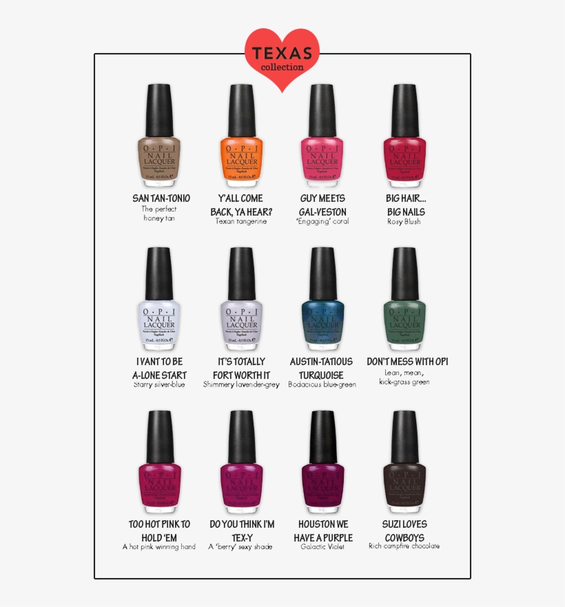 {things I Love - Cheesy Nail Polish Names - 559x811 PNG Download - PNGkit