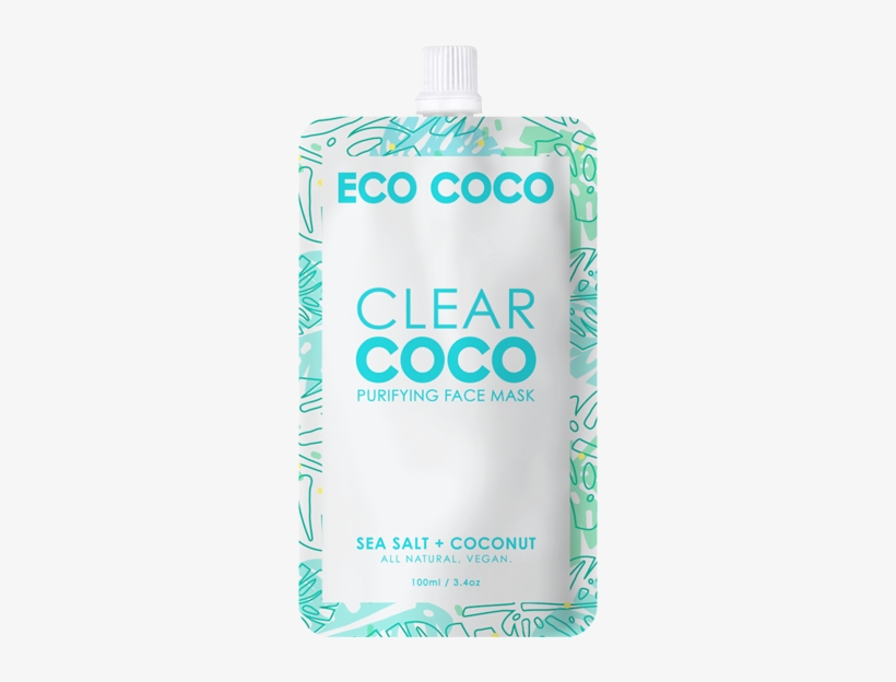 Clear Coco Purifying Face Mask - Plastic Bottle - 600x600 PNG Download ...