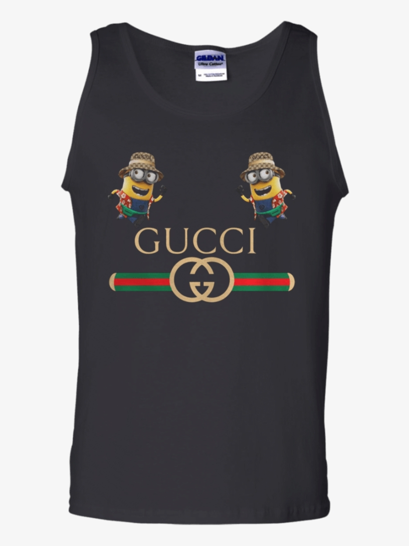 Favorable Minion Gucci Shirt Cotton Tank Top Teeskool - Help More Bees ...