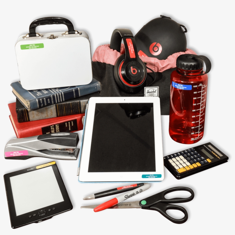 Idmystuff Labels For School Supplies - Everyday Carry - 1200x1093 PNG ...