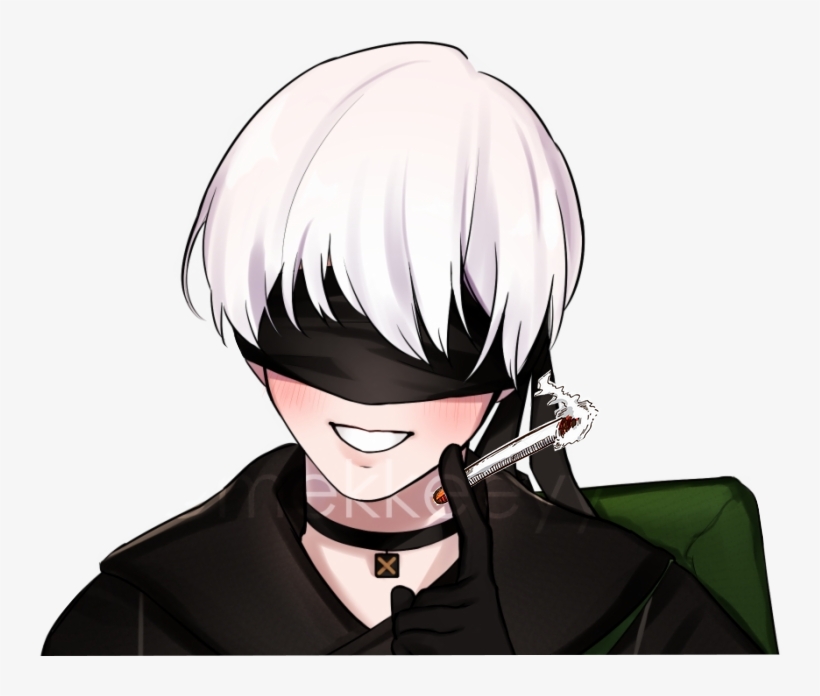 Sticker Kikoojap 9s Nier Automata Ilove9s - Cartoon - 820x615 PNG ...