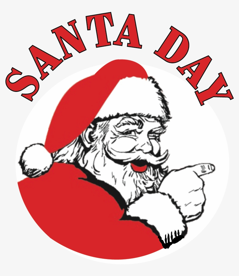 Santa Logo Round - Santa Day - 900x900 PNG Download - PNGkit