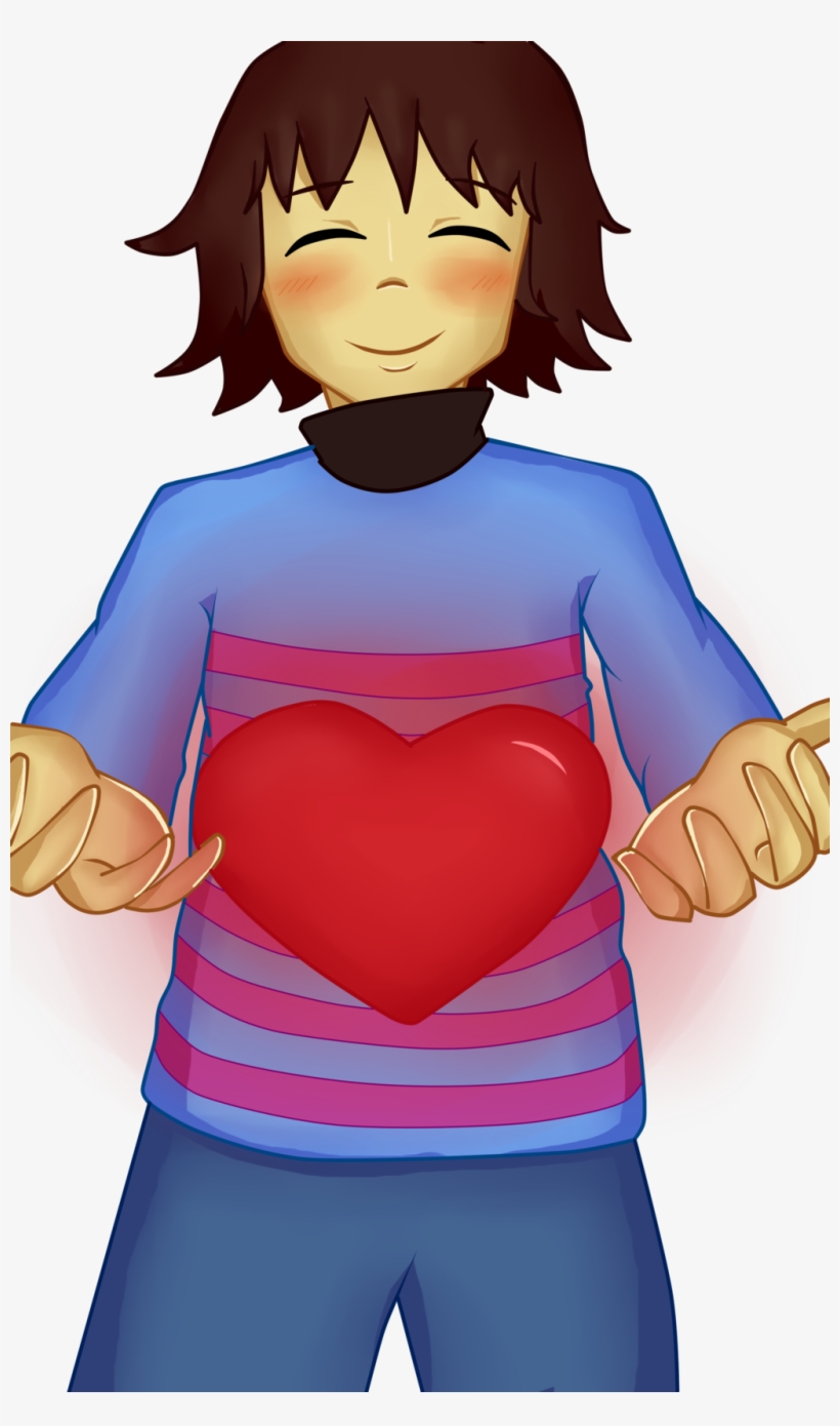 Frisk Heart, Undertale - Cartoon - 1024x1686 PNG Download - PNGkit