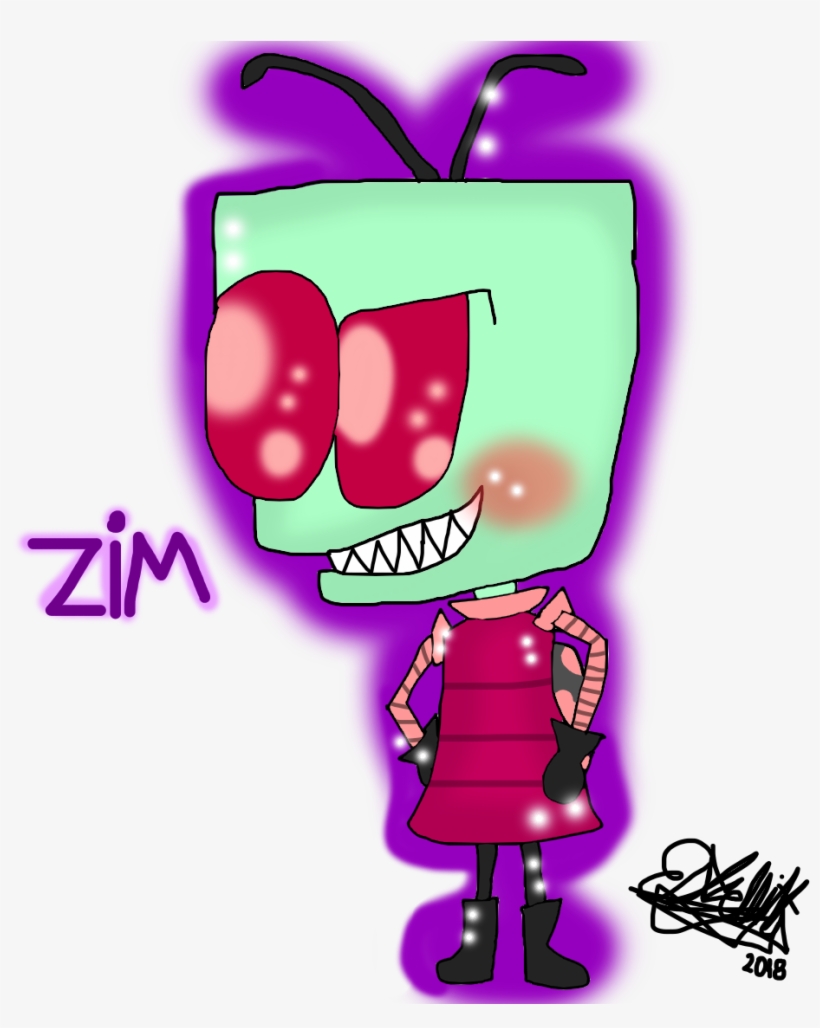 Invader Zim - 1100x1112 PNG Download - PNGkit