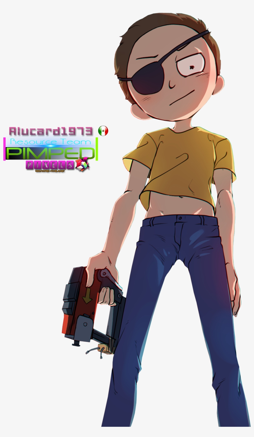 Art Evil Morty Rick And Morty - 1000x1650 PNG Download - PNGkit