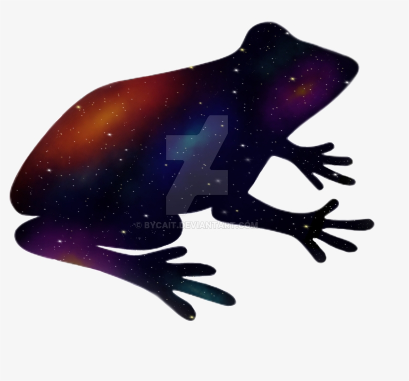 Silhouette Toad Clip Art - Galaxy Frog - 785x683 PNG Download - PNGkit