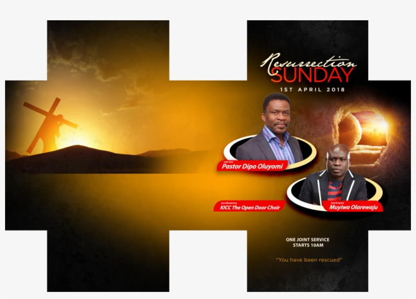 Easter Brochure Back - Crucifix - 1000x671 PNG Download - PNGkit