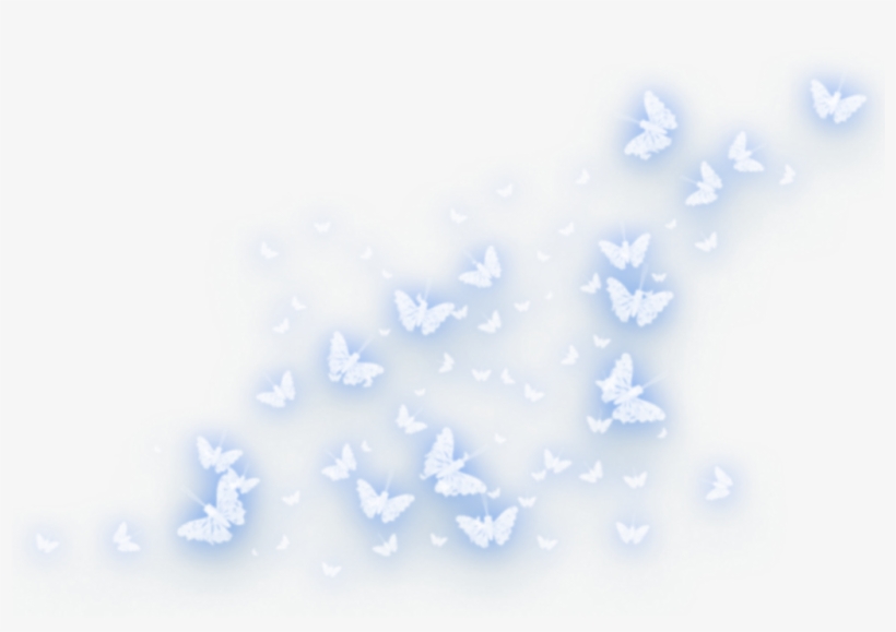 Download Transparent #blue #butterfly #white #overlay #azul #mariposa # ...