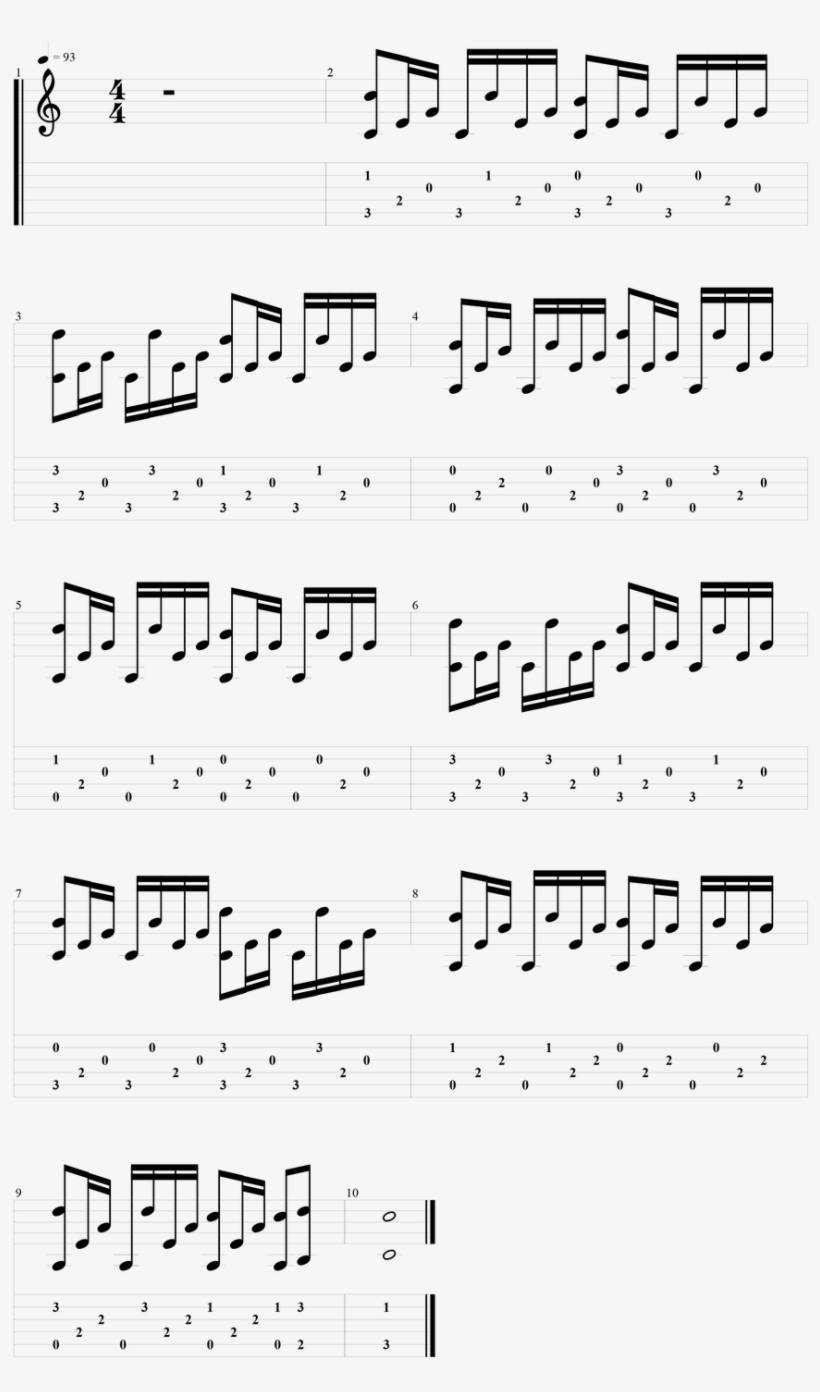 Dust In The Wind Tab - Sheet Music - 883x1436 PNG Download - PNGkit