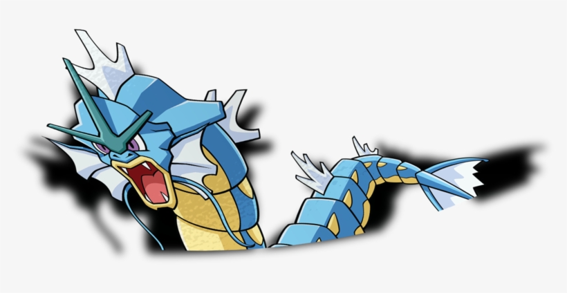 Gyarados Peeker Sticker - Cartoon - 1280x1280 PNG Download - PNGkit