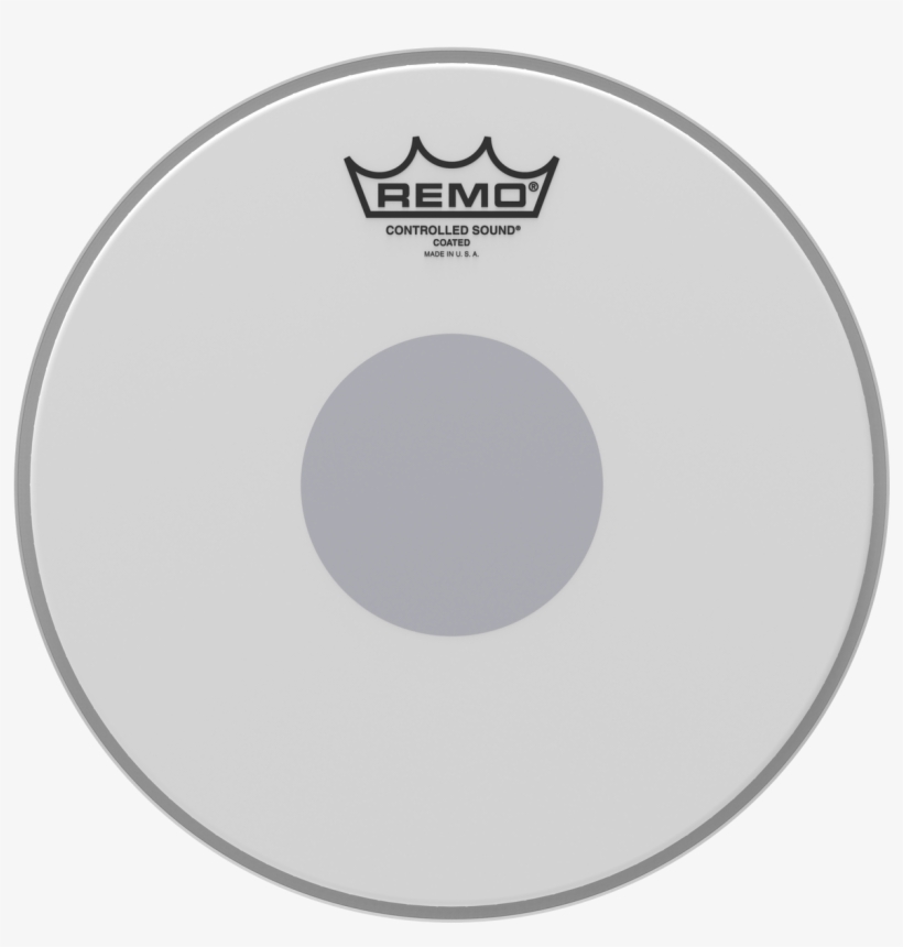 Remo Controlled Sound 10" Coated Black Dot Drumhead - 1280x1280 PNG ...