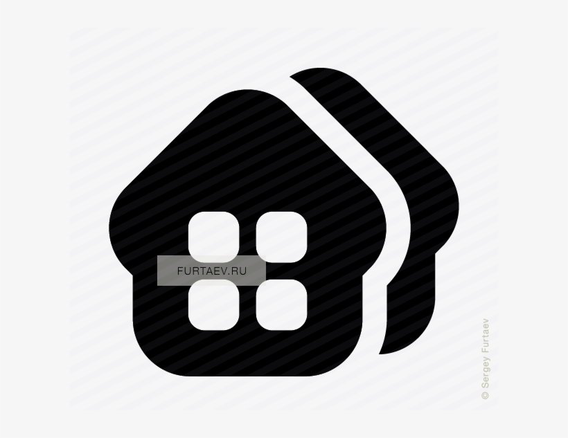 Vector Icon Of Two Homes - Emblem - 620x553 PNG Download - PNGkit