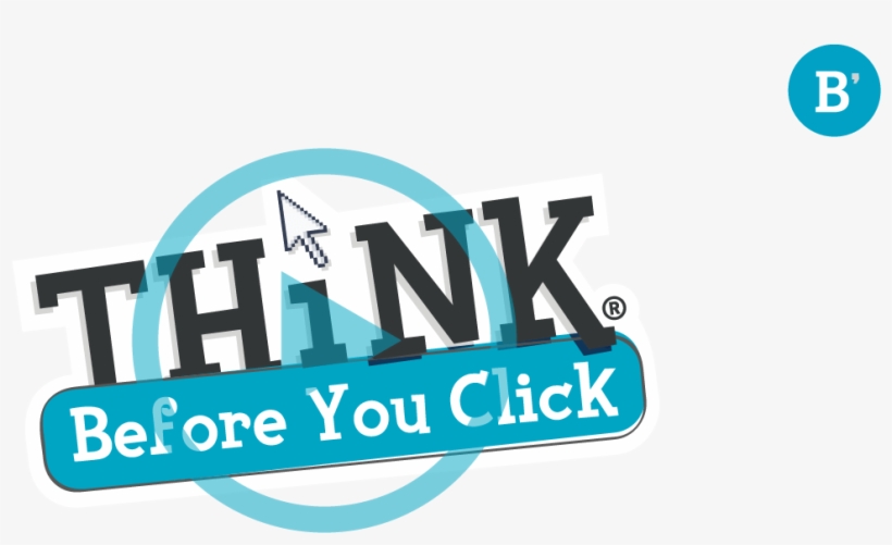 Think Before You Click - Boite Jaune - 1280x720 PNG Download - PNGkit