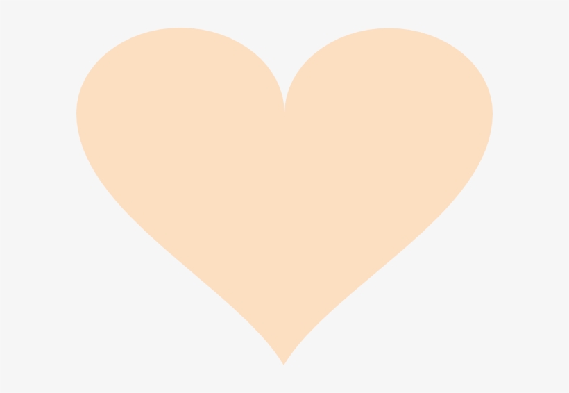 Light Brown Heart Png - 600x486 PNG Download - PNGkit