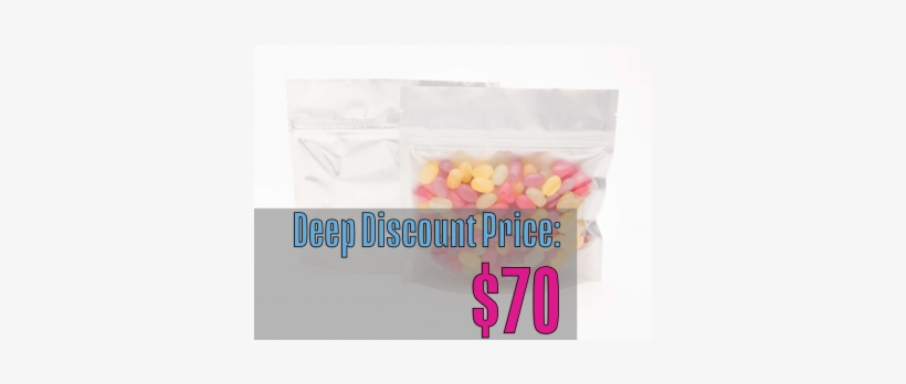 "square Bag" Silver/clear Stand Up - Hq Packaging Silver/clear Mylar ...