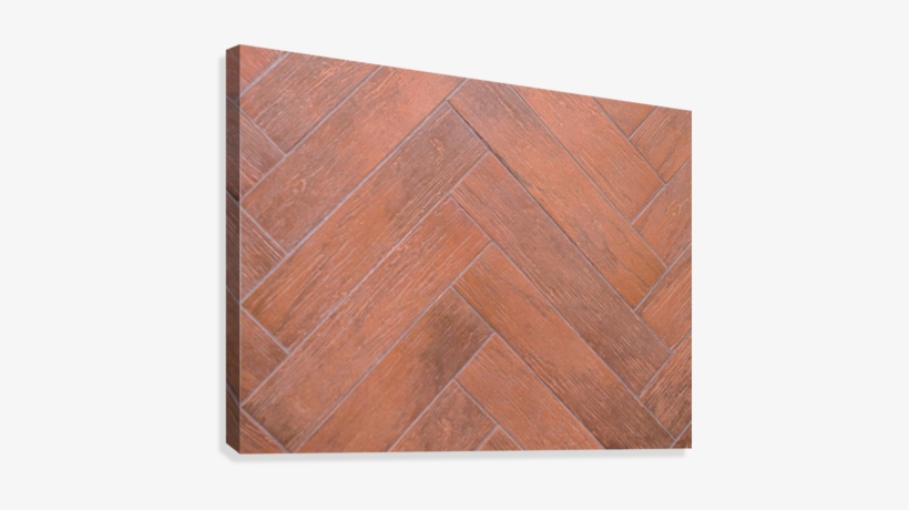 Hdr Wood Grain Ceramic Tile Canvas Print - Wood Flooring - 429x380 PNG ...