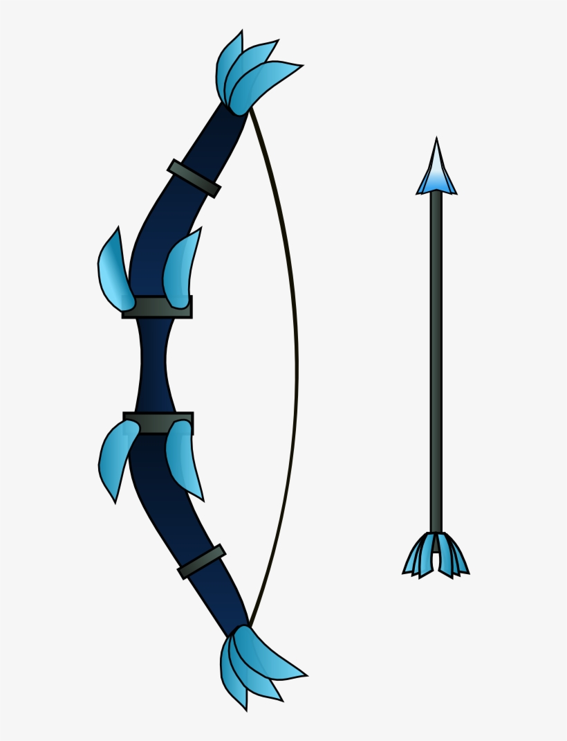 Preview - 2d Bow And Arrow - 744x1052 PNG Download - PNGkit