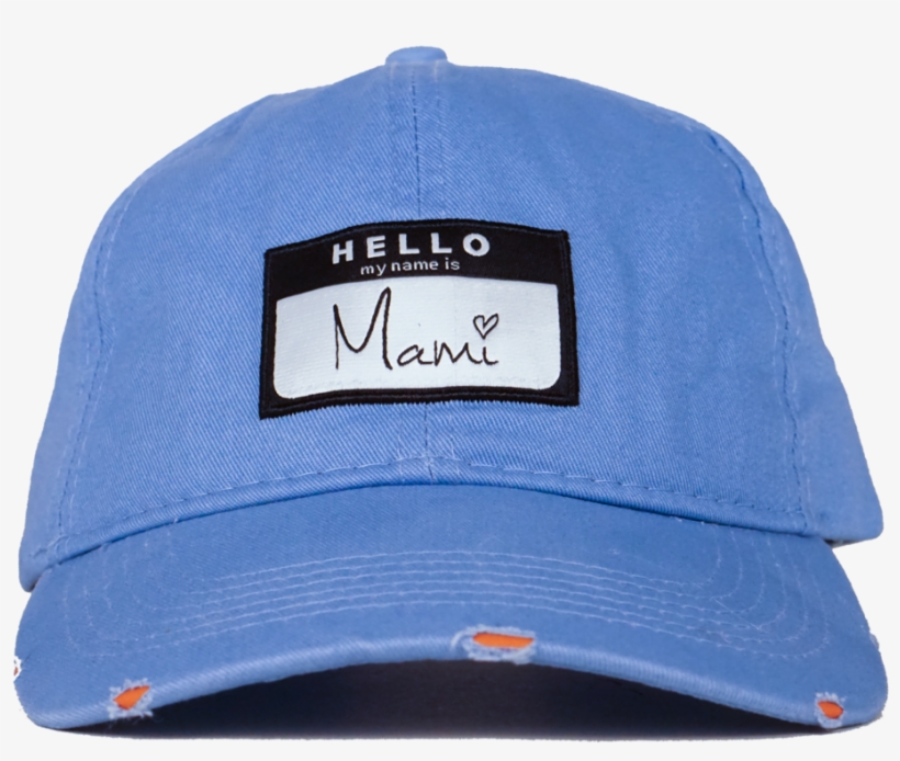 Hello My Name Is Mami Hat Mami Dad Hat Head Crack Nyc - Baseball Cap ...