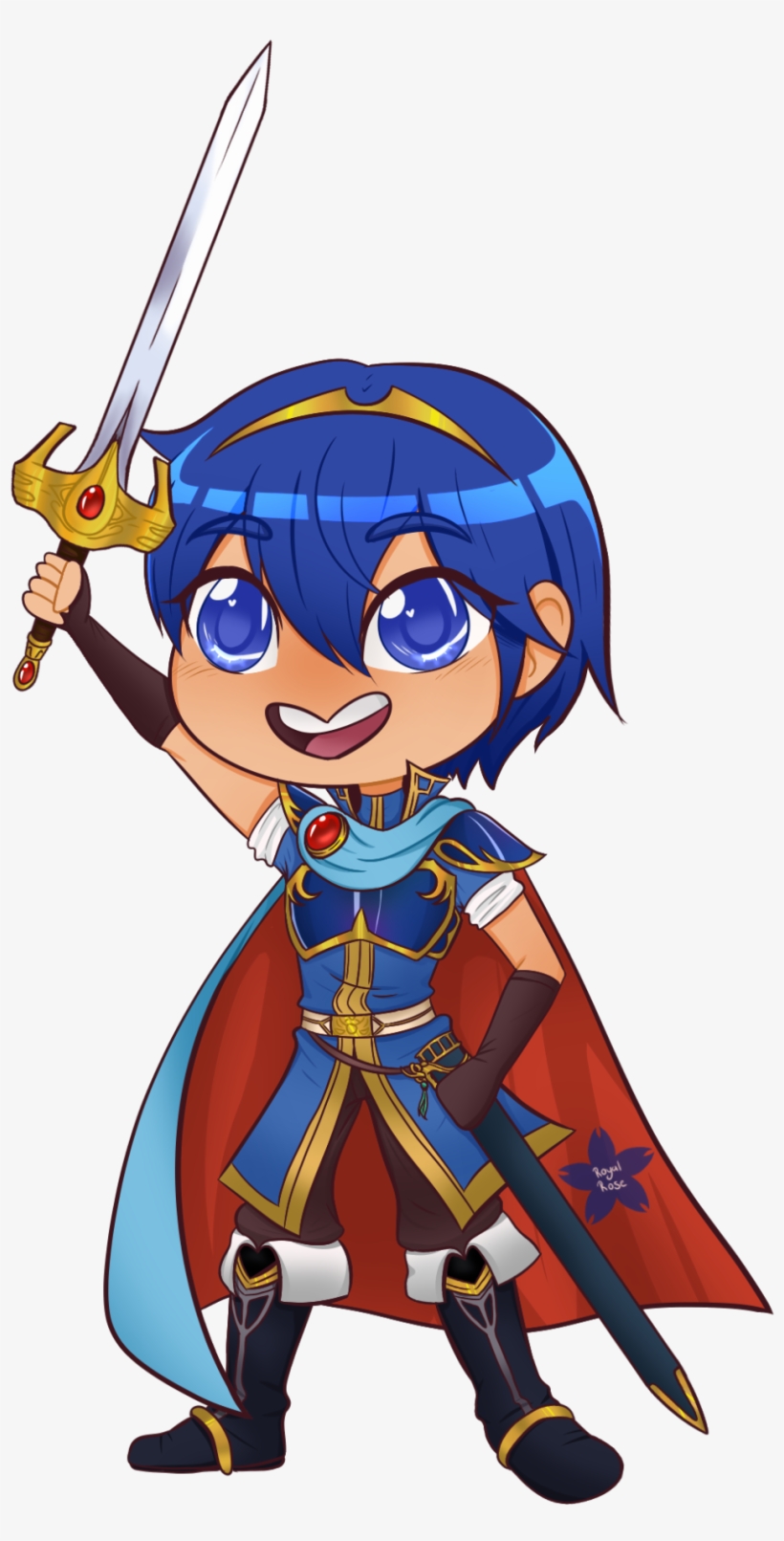 Marth Is One Of My Favorite Fe Character So It Was - Cartoon ...