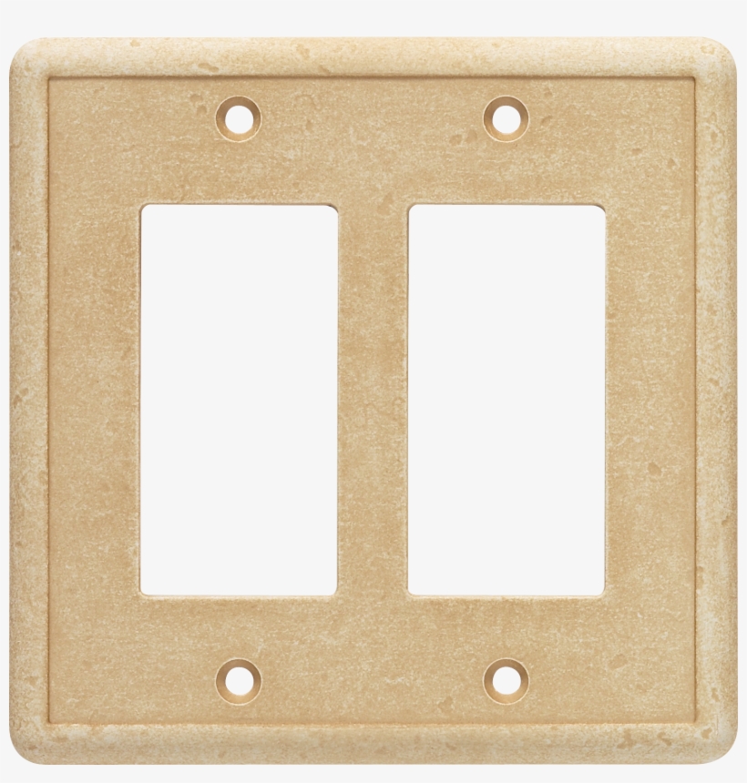 Double Gfci Wall Plate Sahara - Wood - 1523x1523 PNG Download - PNGkit