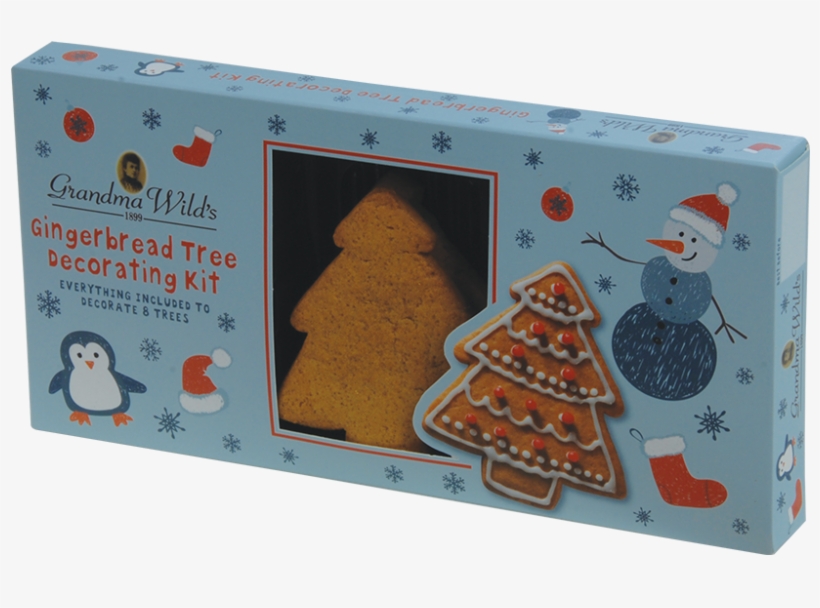 1435 Gingerbread Tree Biscuits With Decoration Option - Grandma Wilds ...