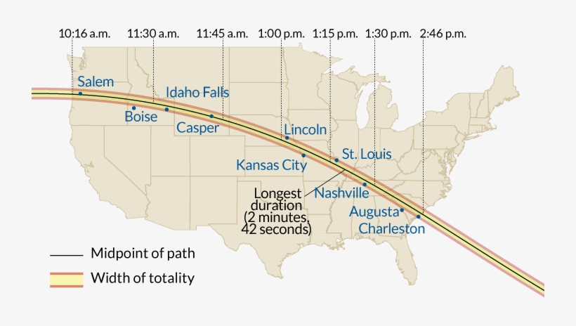 Science Newsverified Account - Mapa Del Eclipse Solar 2017 - 730x451 ...