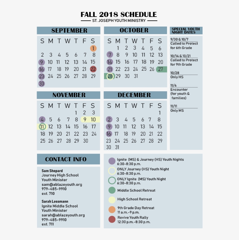 Fall 2018 Calendar Photo Album Thumbnail - Number - 612x792 PNG ...