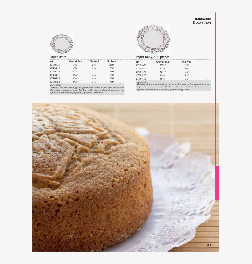 Download Spec Sheet - Sugar Cake - 609x780 PNG Download - PNGkit