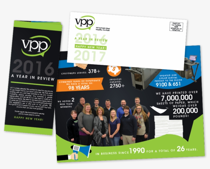 Year In Review Mailing - Flyer - 1440x1080 PNG Download - PNGkit