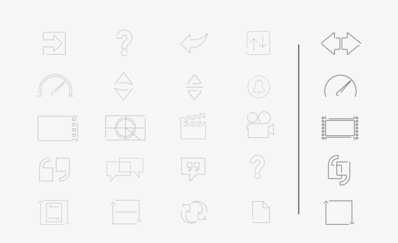 08 Icons 01 - Line Art - 1000x563 PNG Download - PNGkit