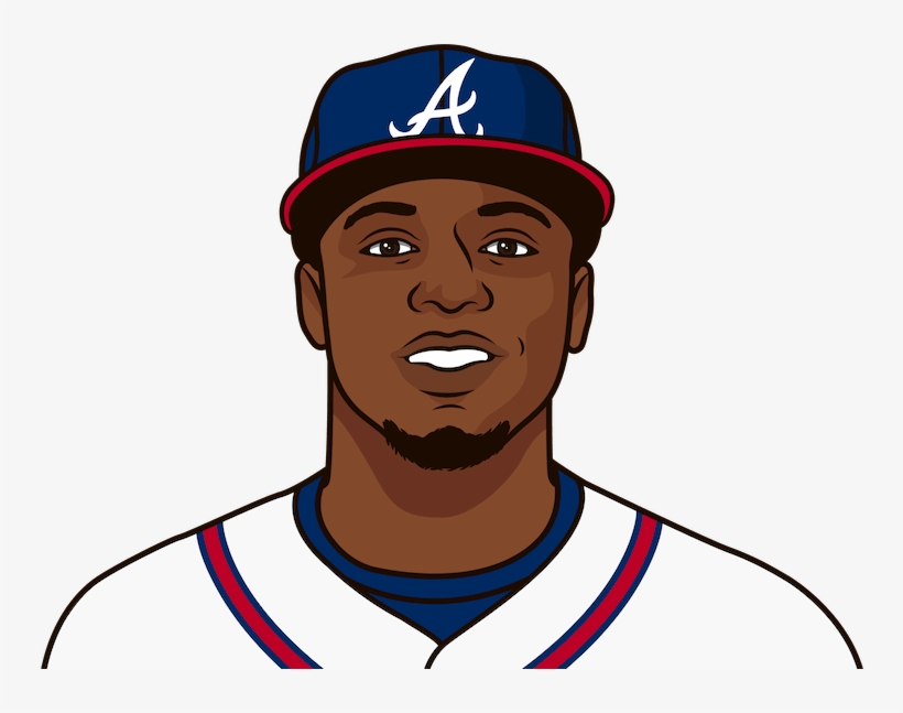 The Braves And Phenom Ronald Acuna Jr - Atlanta Braves Logo Black ...