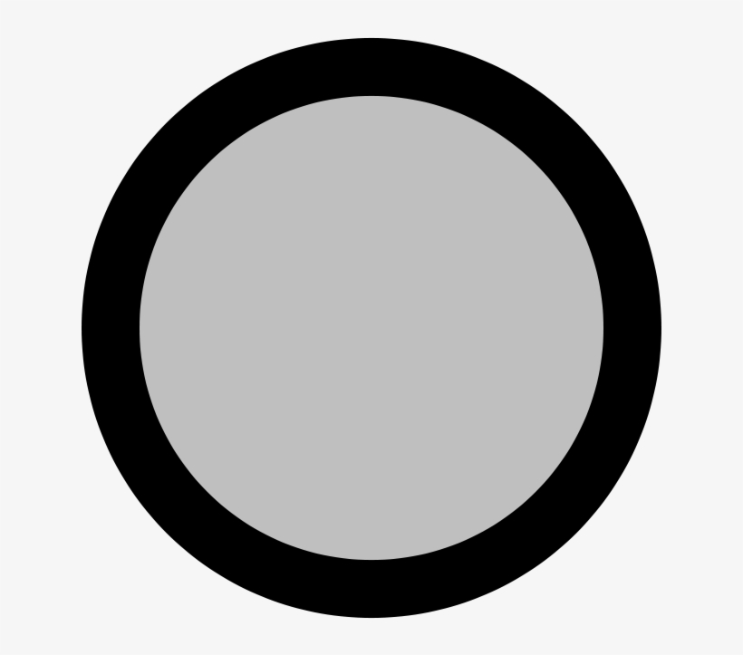 File - Graydot - Svg - Gray Circle Transparent Thin - 1024x1024 PNG ...
