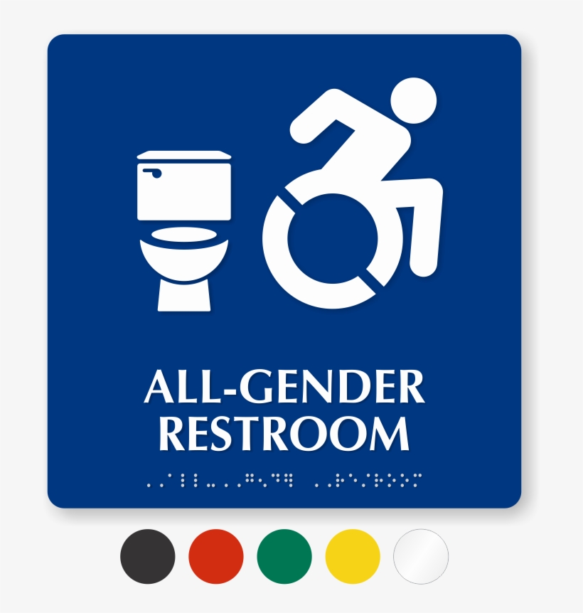 Download Transparent Zoom, Price, Buy - All Gender Washroom Sign - PNGkit
