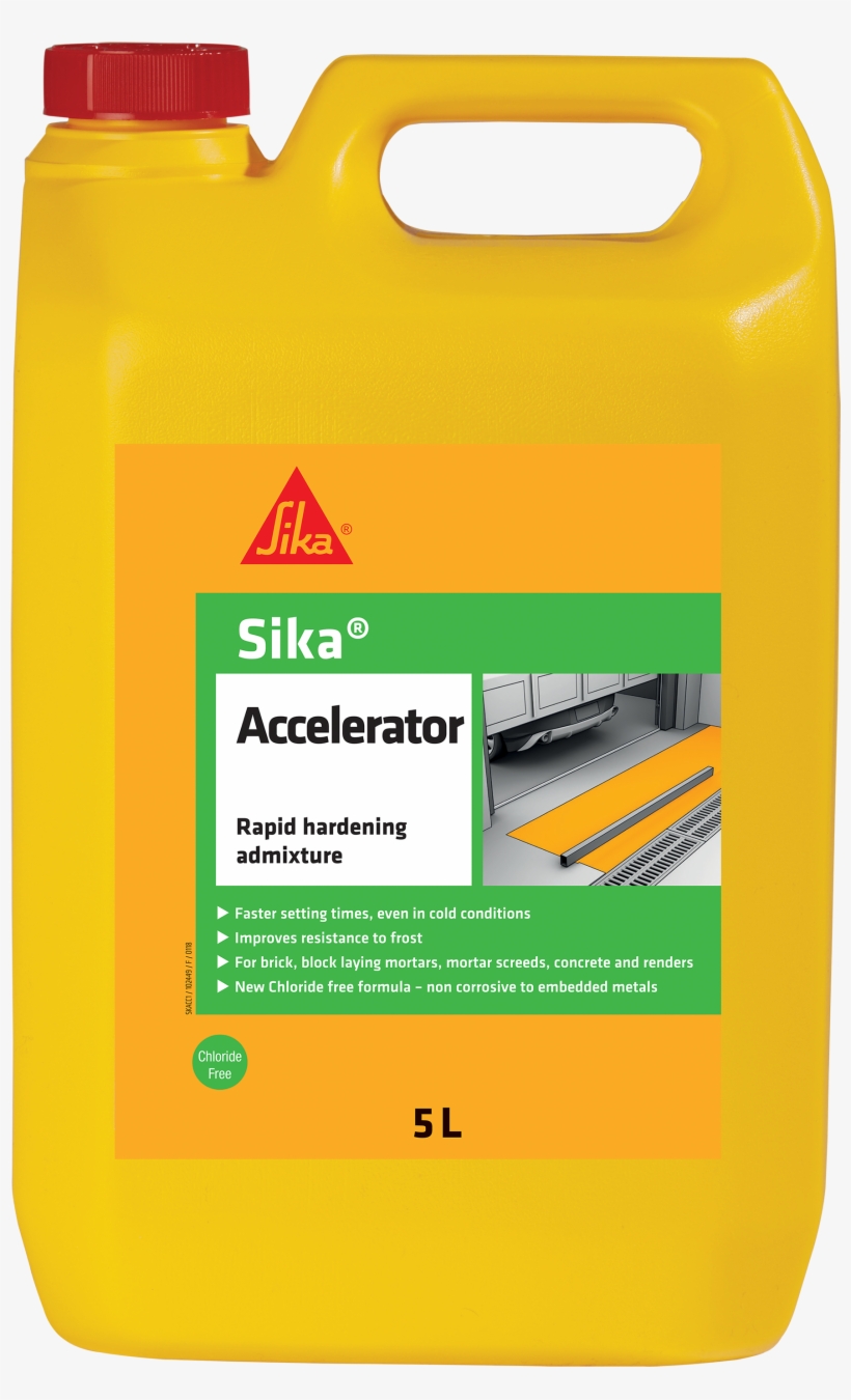 Sika Accelerator - Accelerator Admixture For Concrete - 1900x2924 PNG ...