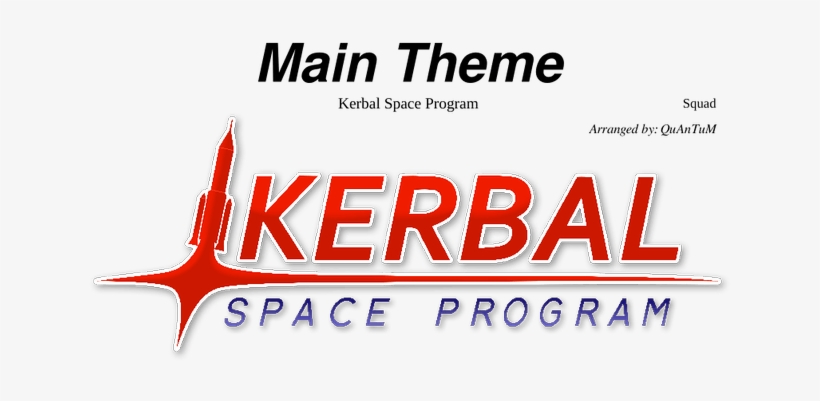 Kerbal Space Program Main Theme Sheet Music For Flute, - Graphic Design - 850x1100 PNG Download ...