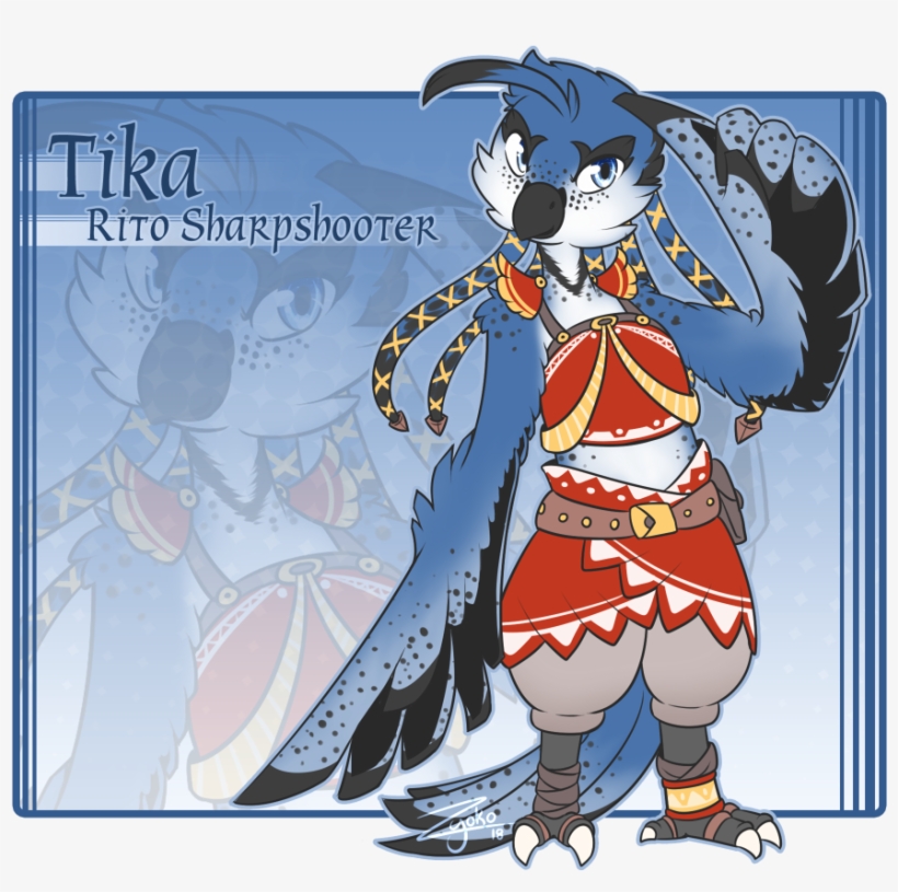 My Rito Sharpshooter, Tika - Cartoon - 950x900 PNG Download - PNGkit