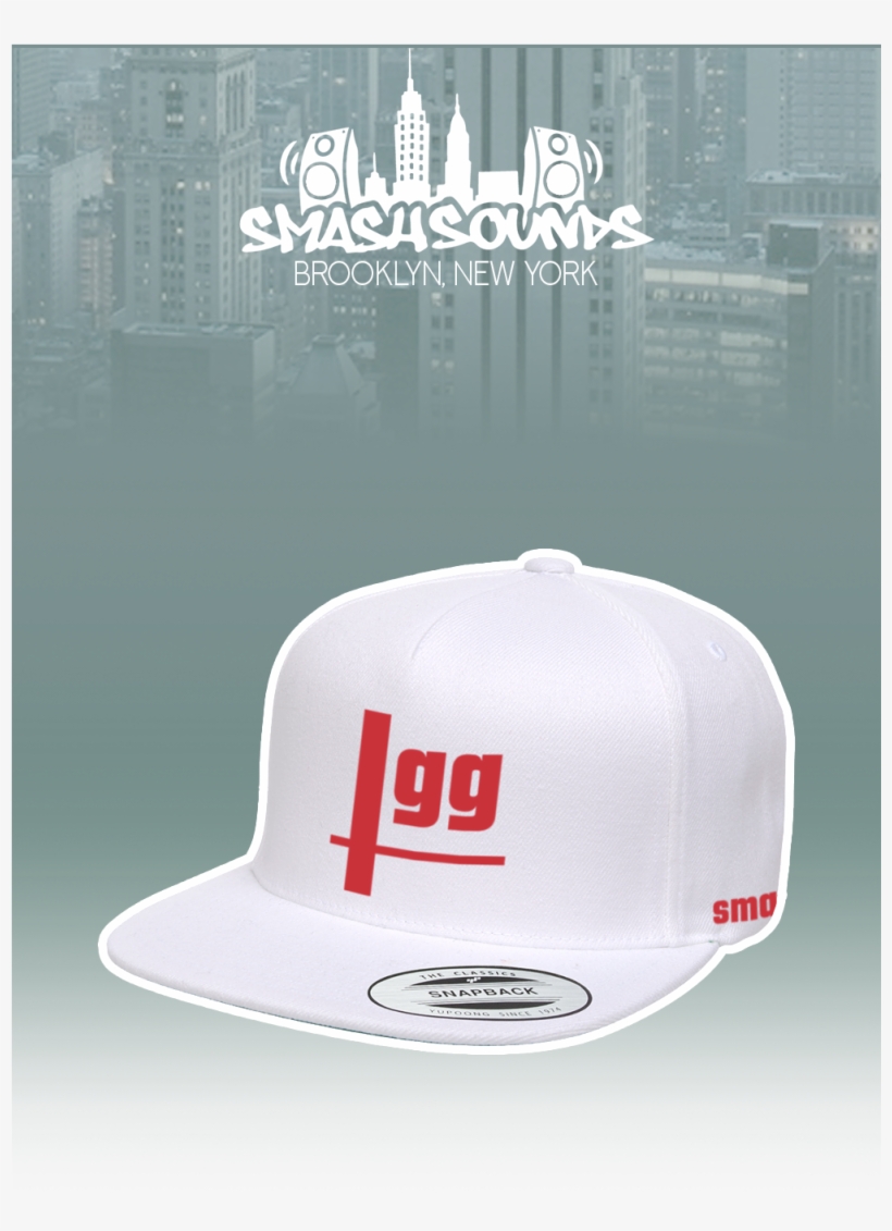 A White Hat With The Smash - Baseball Cap - 1000x1500 PNG Download - PNGkit