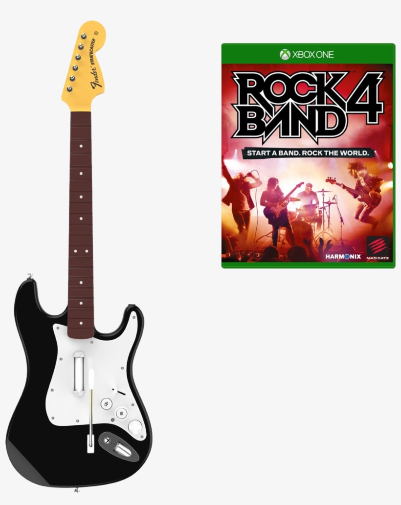 Rock Band 4 With Guitar - Rock Band Xbox One - 1400x1400 PNG Download ...