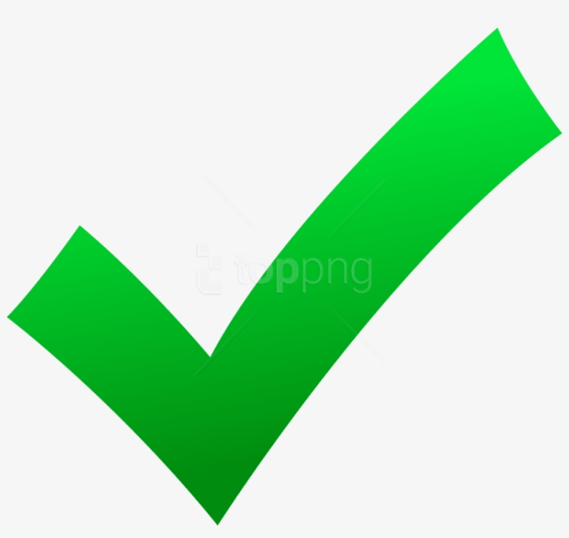 Green Checkmark Transparent Png