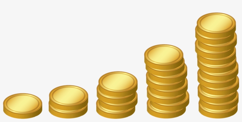 Gold Coin Clip Art - Stacks Of Coins Clip Art - 800x369 PNG Download ...