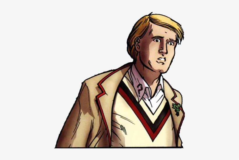 Fifth Doctor Comic - Doctor Who Comic Png - 448x469 PNG Download - PNGkit