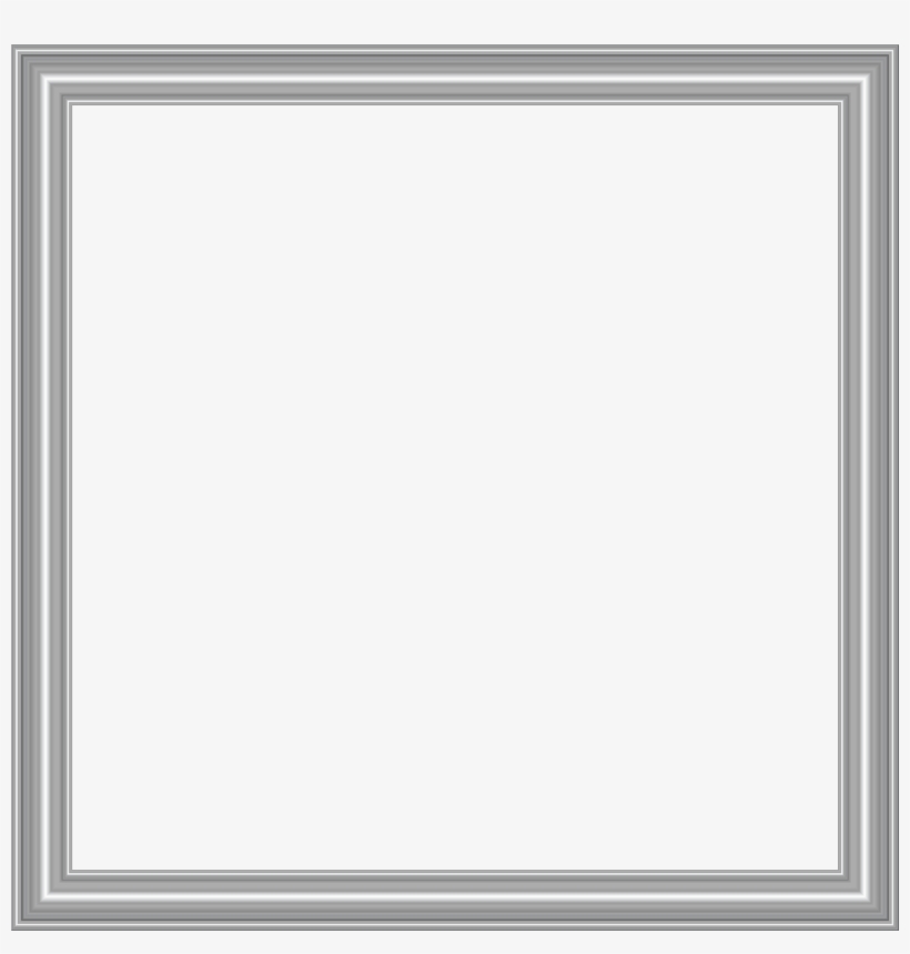 Silver Border Frame Transparent Png Image - Ipad Paper Prototype ...