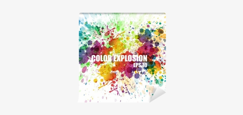 Abstract Colorful Splash Watercolor Background Wall - Sfondo Colorato ...